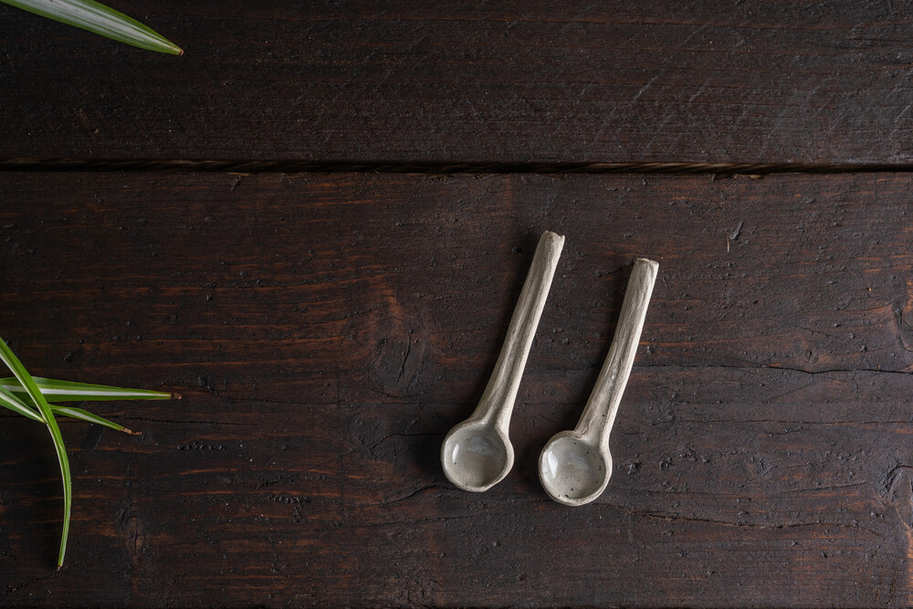 Two Piece Hand-made Ceramic Stoneware Spoon Gift Set | Karen Dawn ...
